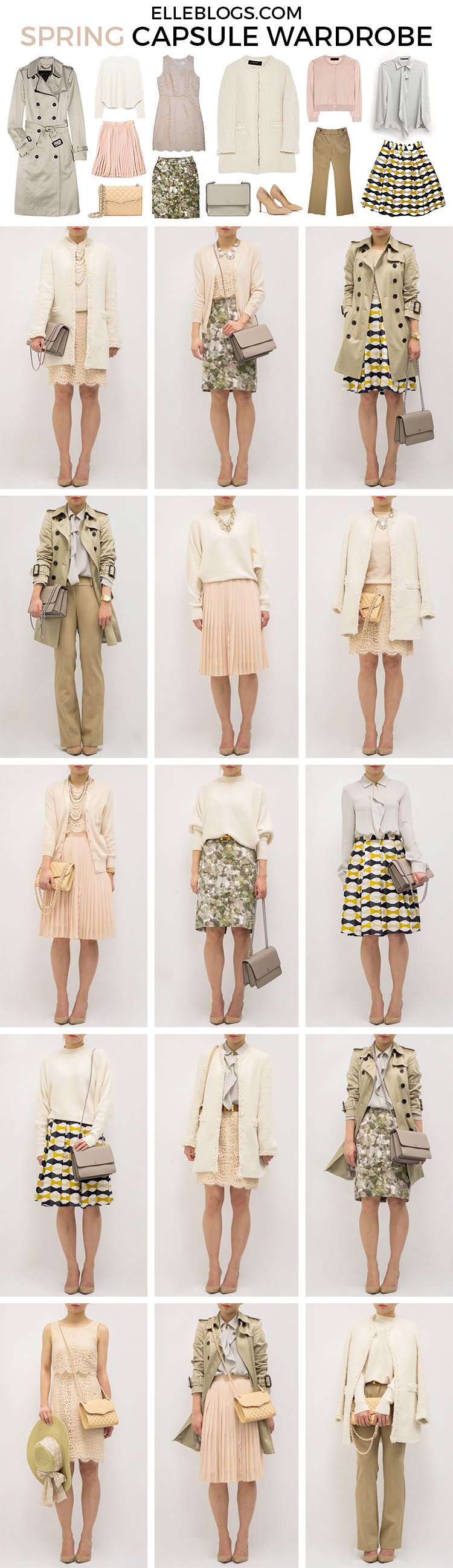 The Ultimate Capsule Wardrobe Bleisure Elle Blogs